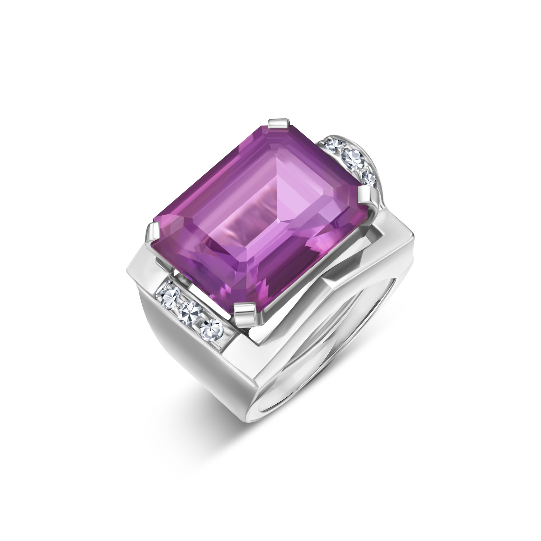 Allison Quaid - Amethyst Ring