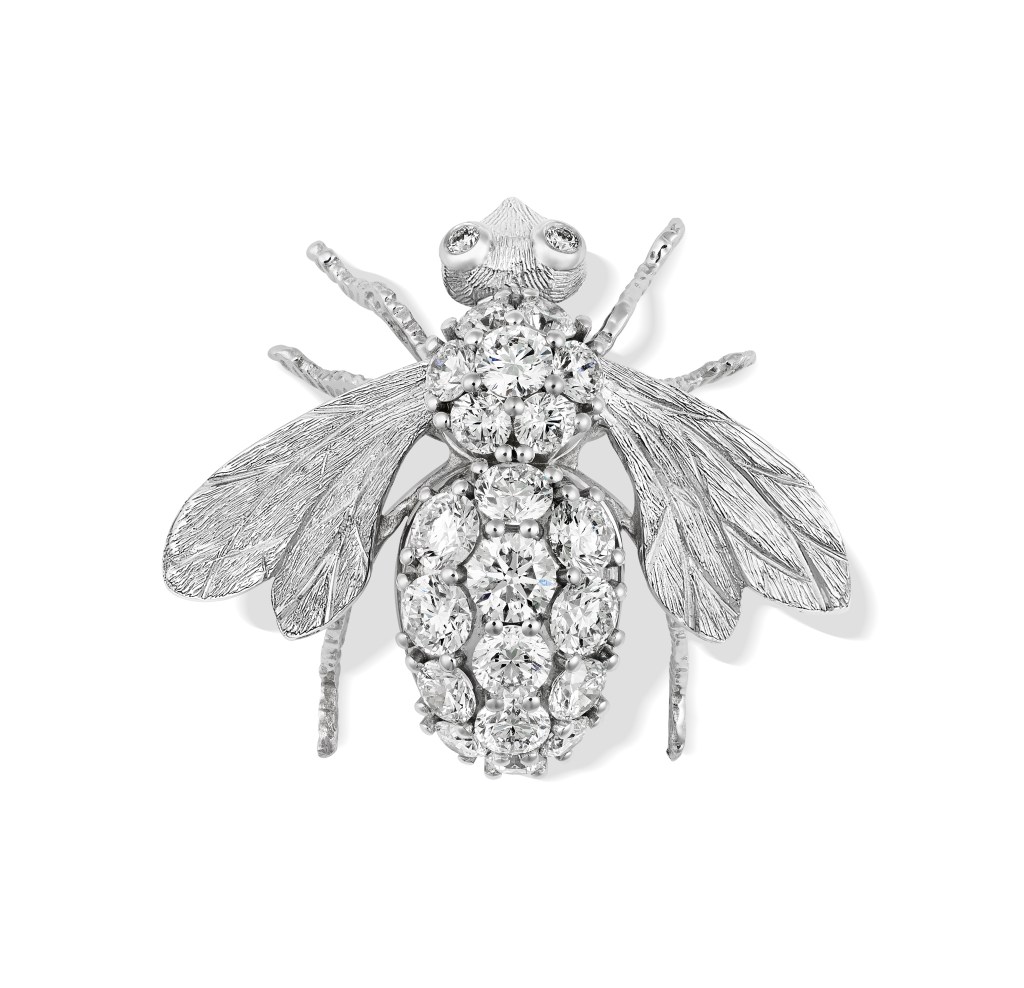 Allison Quaid - Large Bee Brooch